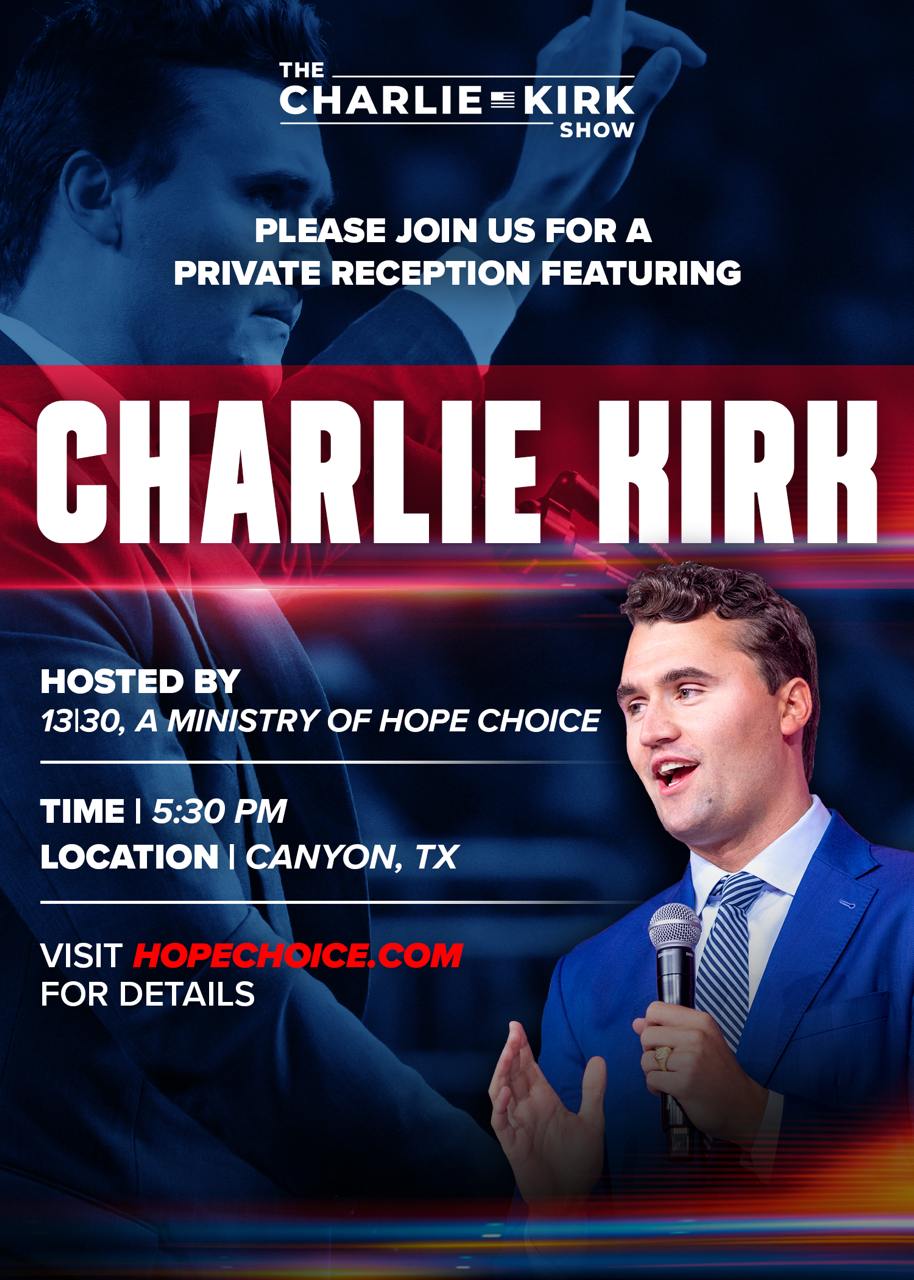 An Evening with Charlie Kirk | Hope ChoiceHope Choice